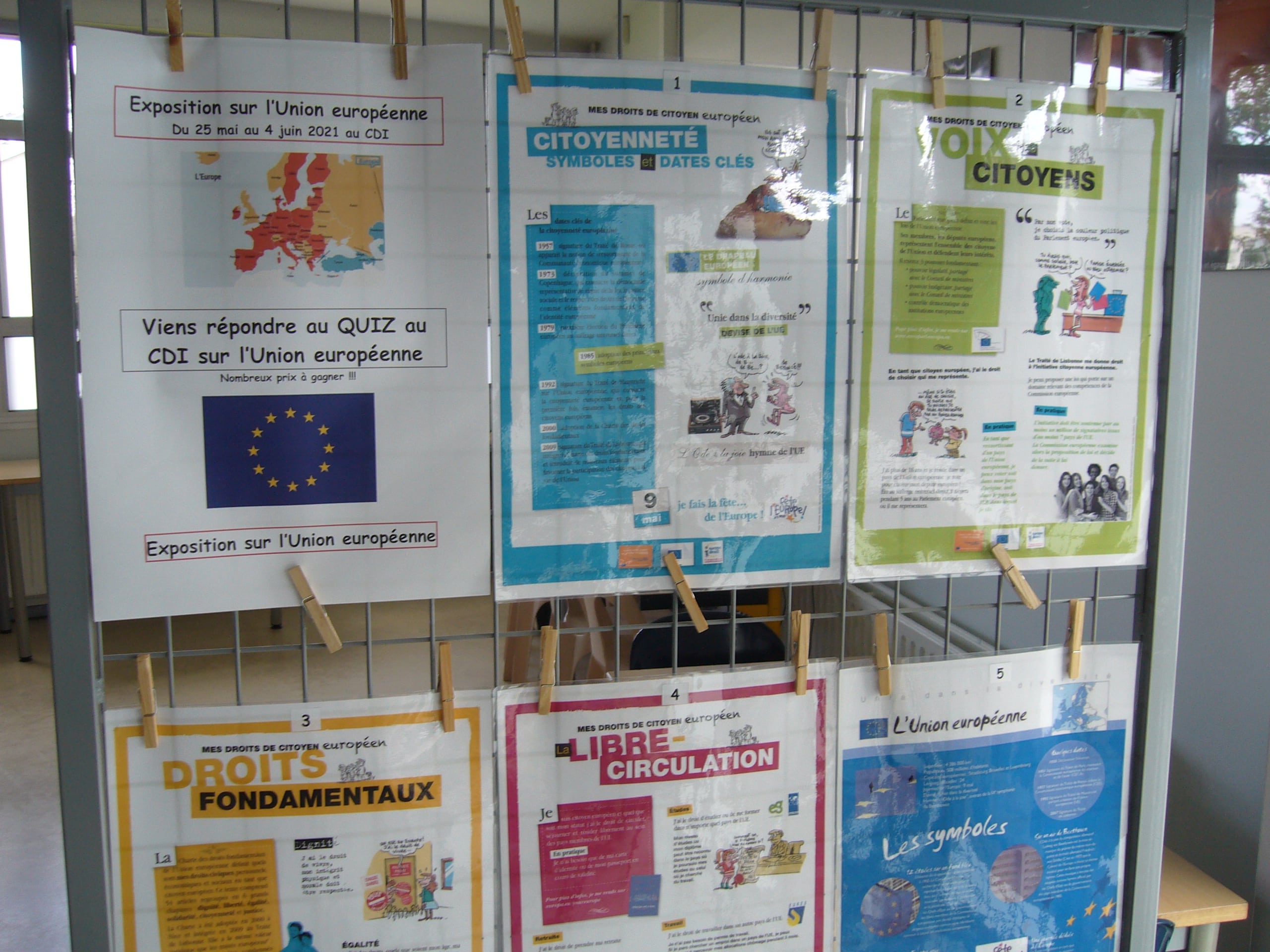 Exposition au CDI : « L’Union européenne » | Collège Paulette Billa